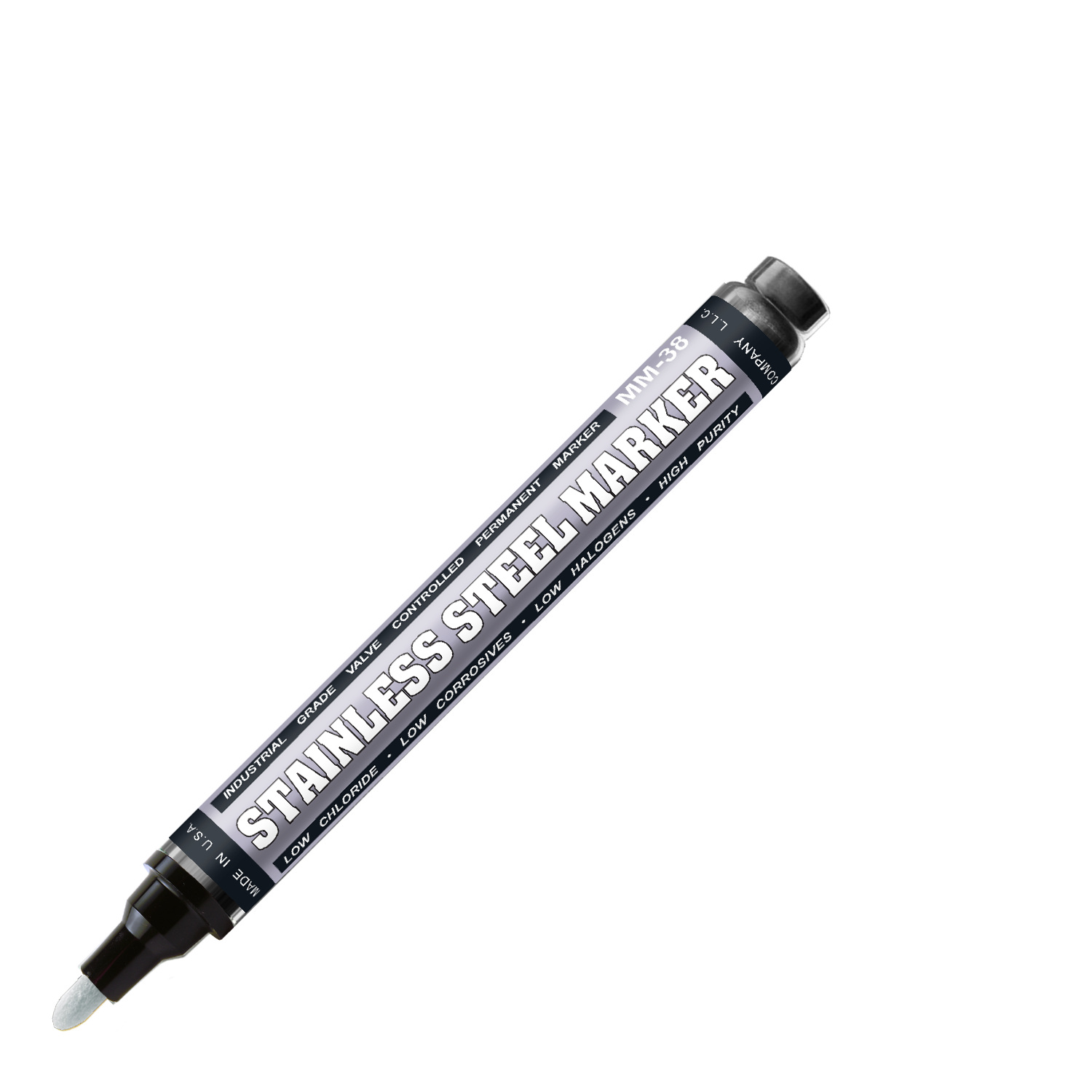 MM 38 Stainless Steel Marker IndustrialMarkingPens