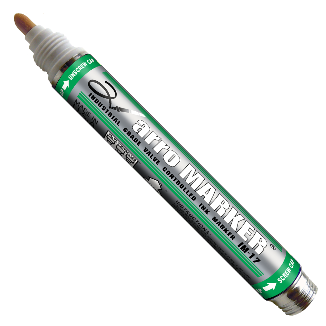IM-17 Arromarker Valve-Controlled Permanent Ink Marker - Threaded Barr ...