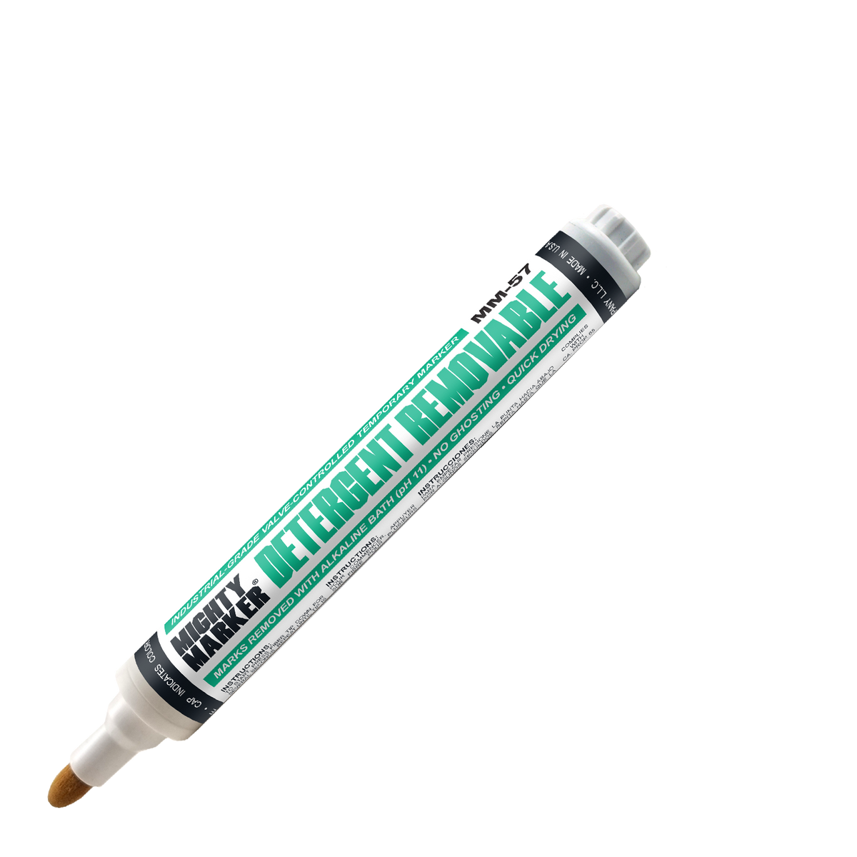 MM-57 Mighty Marker Detergent Removable - Large – IndustrialMarkingPens